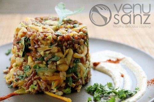 Receta de arroz salteado con verduras estilo oriental - Venu Sanz Chef