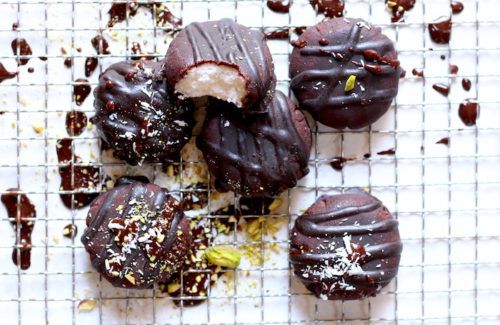 Receta de bombones de chocolate y menta - Venu Sanz Chef